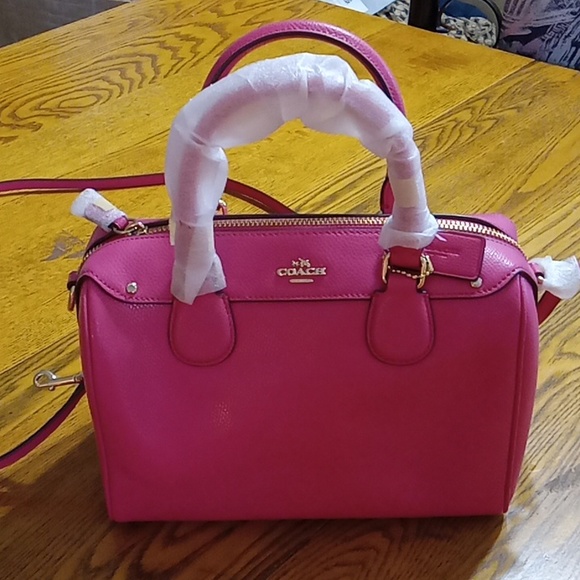 Coach | Bags | Coach Pink Purse Handbag New Shoulder Womens | Poshmark